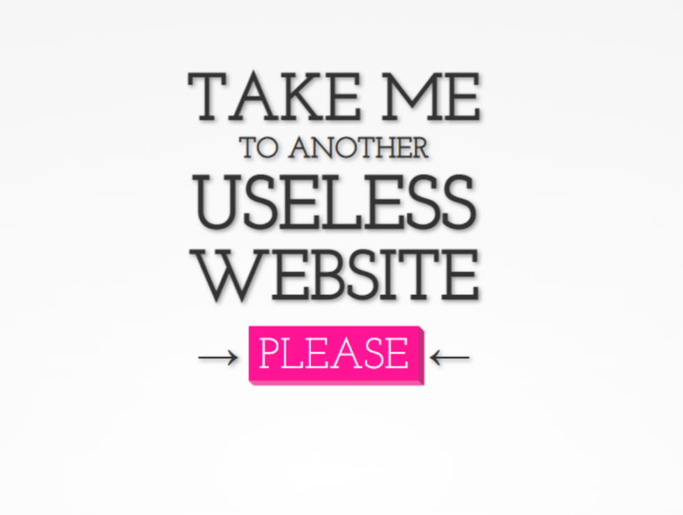 The Useless Web : Procrastinez en ligne en toute tranquillité